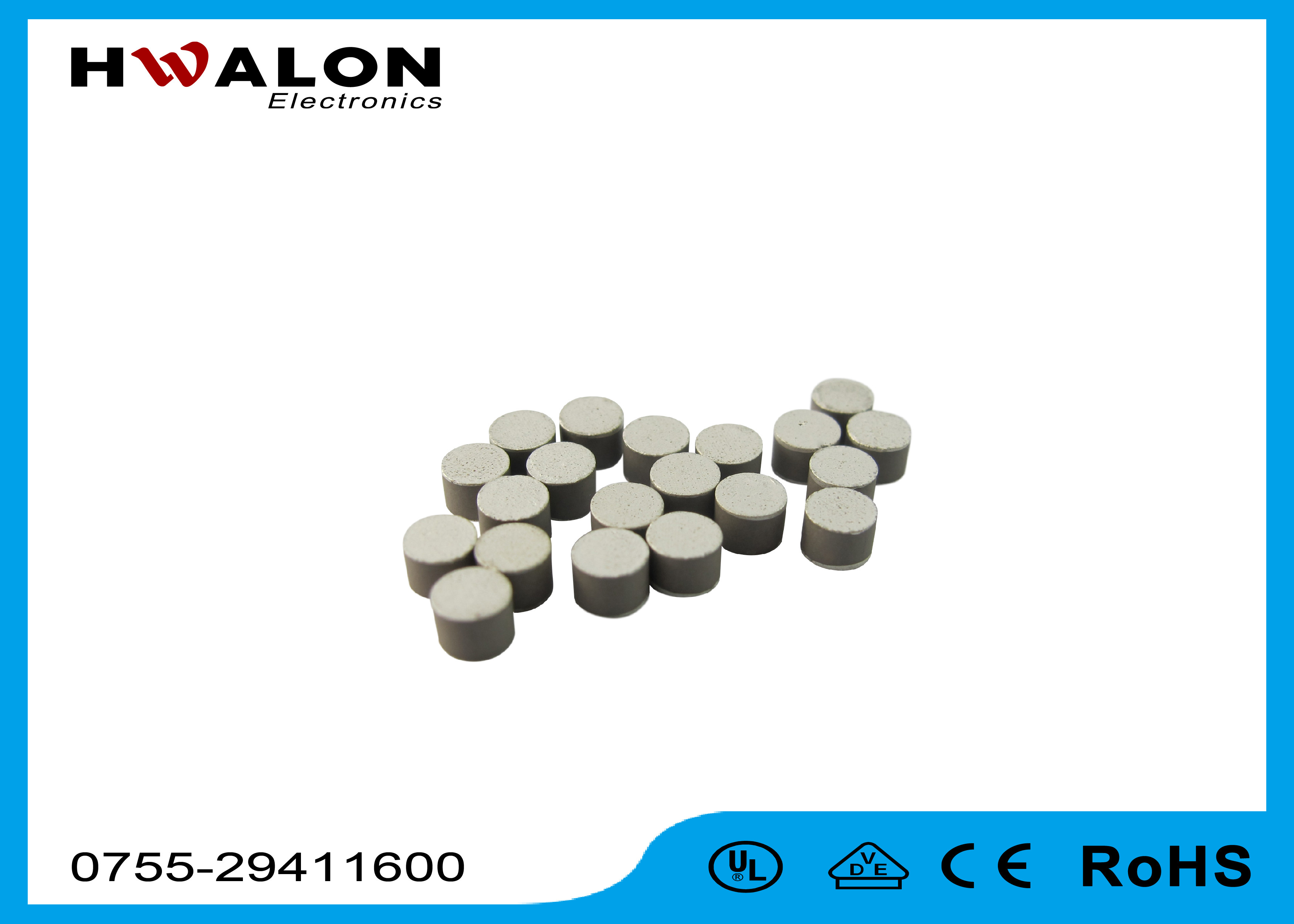 PTC Ceramic Heating Element Pill Round Shape For Steam Iron Item ...