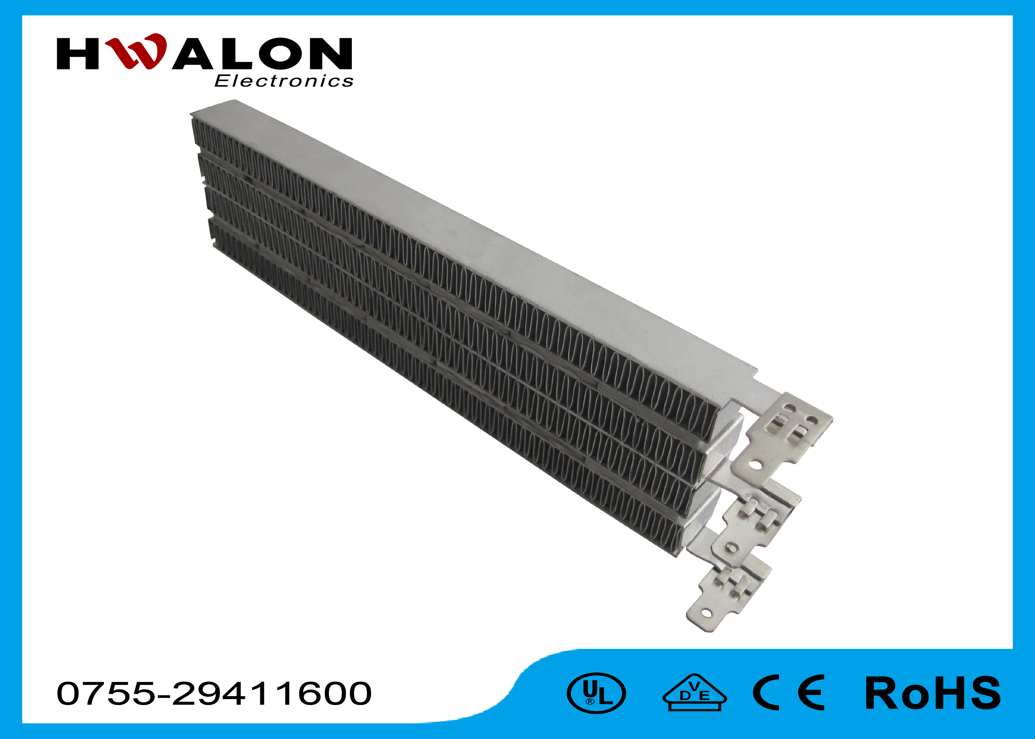 Unique Terminal 230 V 1700W Electric PTC Air Heater Element For Biology ...