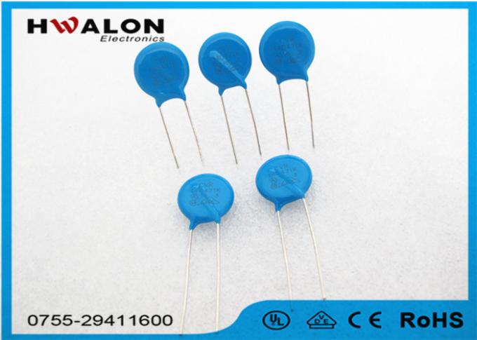 10D471K Blue MOV Metal Oxide Varistor , Zinc Oxide Varistor For Surge ...
