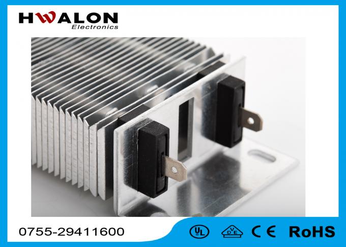 Fin Type Insulated PTC Ceramic Air Heaters 110V to 240V With Metal Bracket